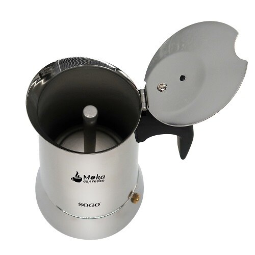 Expressor de cafea Moka SOGO CAF-SS-7625, Capacitate 6 cesti, Potrivit ...