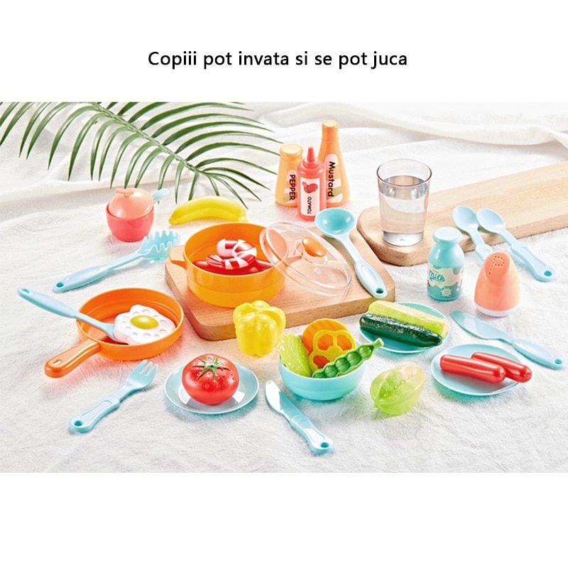 Bucatarie Multifunctionala Completa Pentru Copii, VANTHEIR, Cu Abur ...