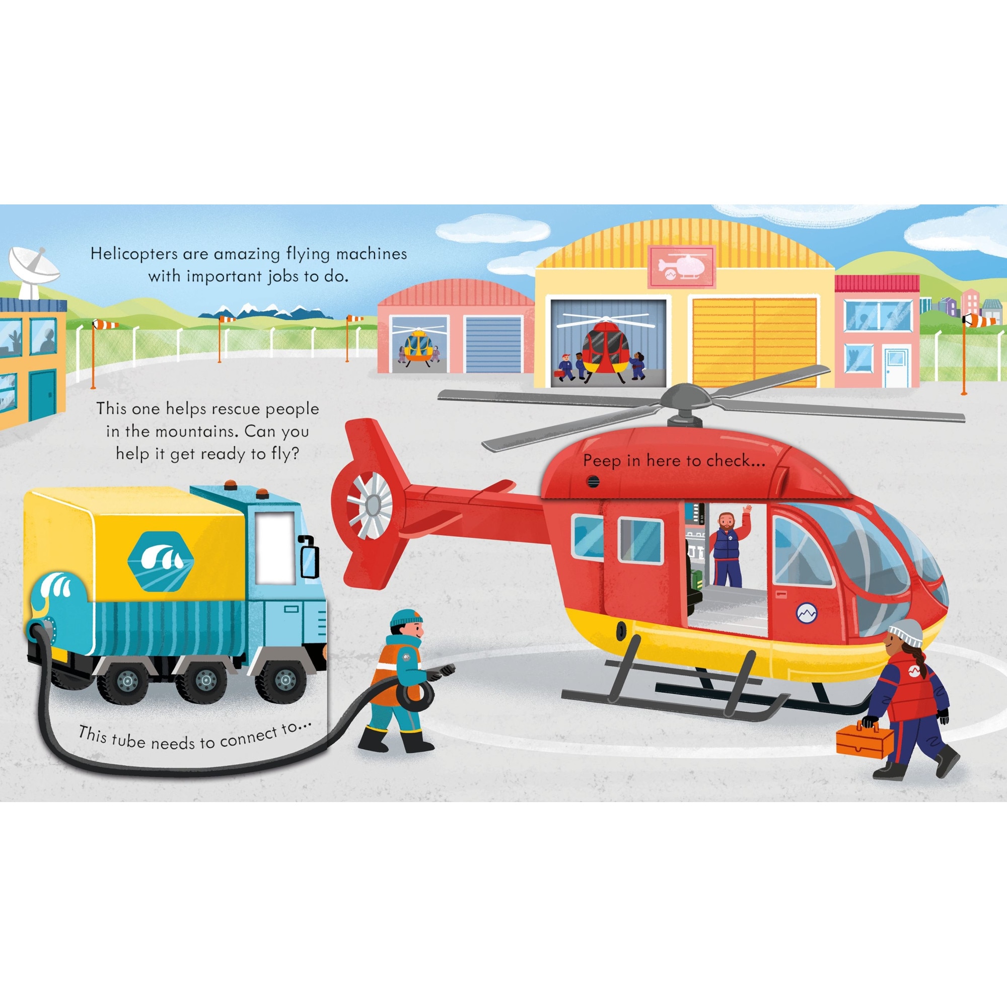 Flip book, Peep Inside How a Helicopter Works, Usborne - eMAG.hu