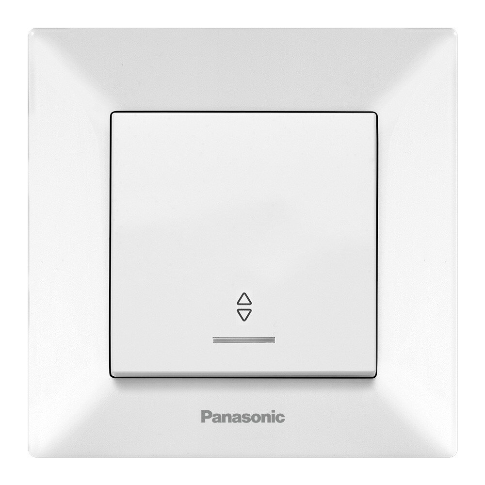 Intrerupator cu LED Panasonic Arkedia, cap scara, Alb - eMAG.ro