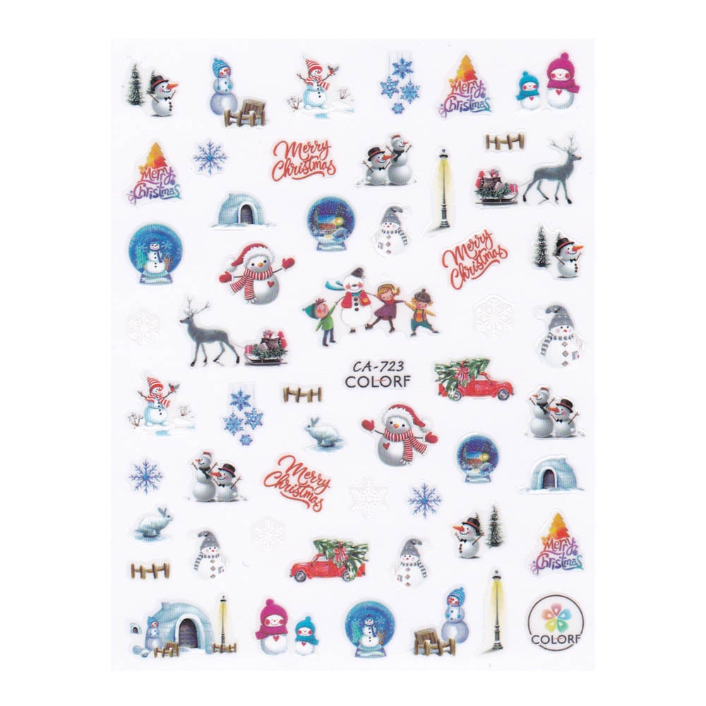 Стикер 3D мотиви Зима, Коледа Села CA-723 - eMAG.bg