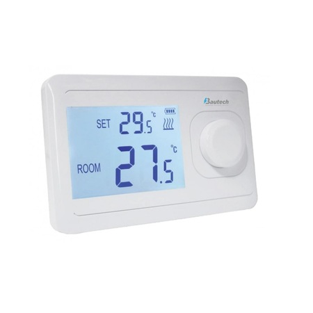 Termostat de ambient cu fir, neprogramabil, Bautech I-3S - eMAG.ro