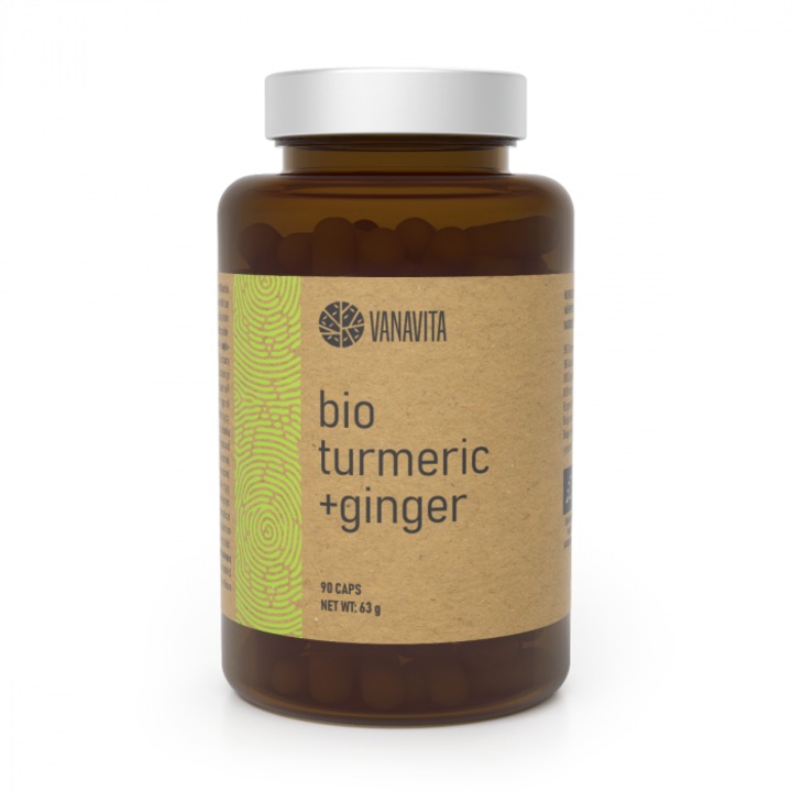 VanaVita - BIO Turmeric + Ghimbir 90 caps - eMAG.ro
