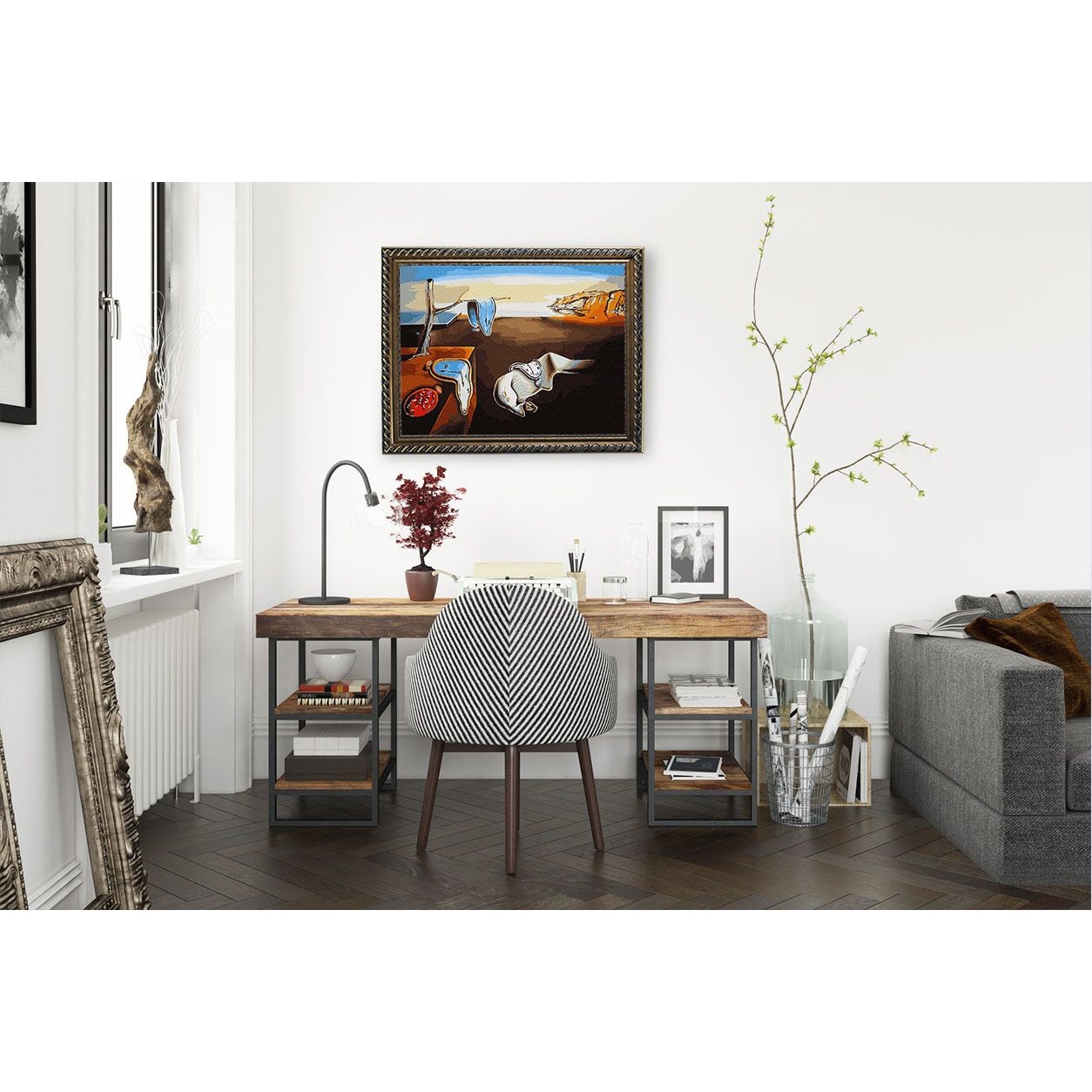 Set pictura pe numere, Persistenta memoriei, 40x50 cm - eMAG.ro