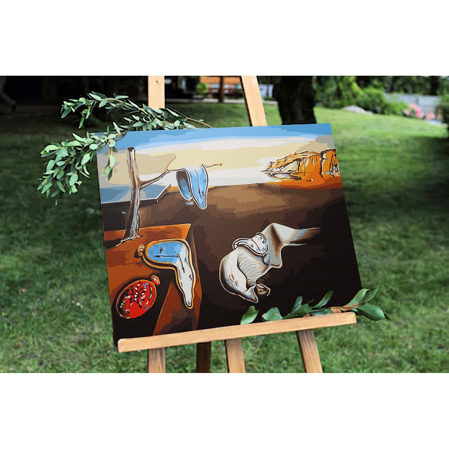 Set pictura pe numere, Persistenta memoriei, 40x50 cm - eMAG.ro