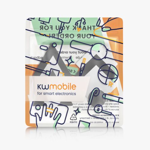 Set 2 Carlige de perete autoadezive pentru chei, Kwmobile, Negru/Alb ...