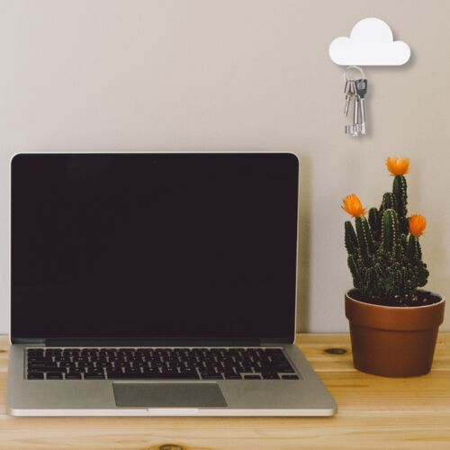 Set 2 Carlige de perete pentru chei, Kwmobile, Alb, Plastic, 42861.02 ...