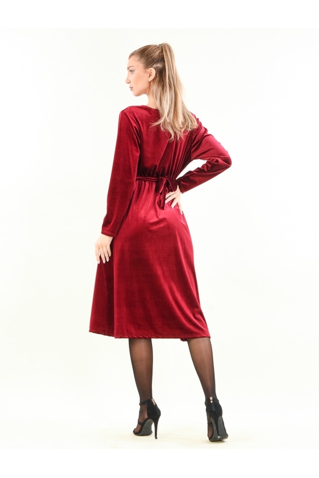 Rochie Clos Dama Gizeh Visiniu, M - eMAG.ro