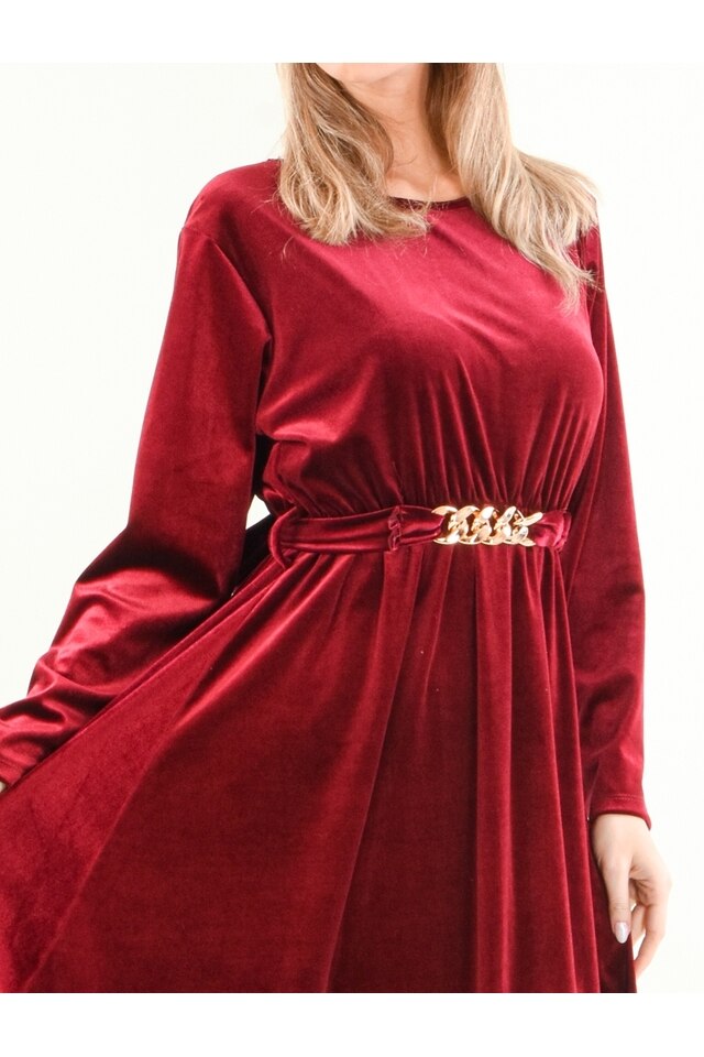 Rochie Clos Dama Gizeh Visiniu, M - eMAG.ro