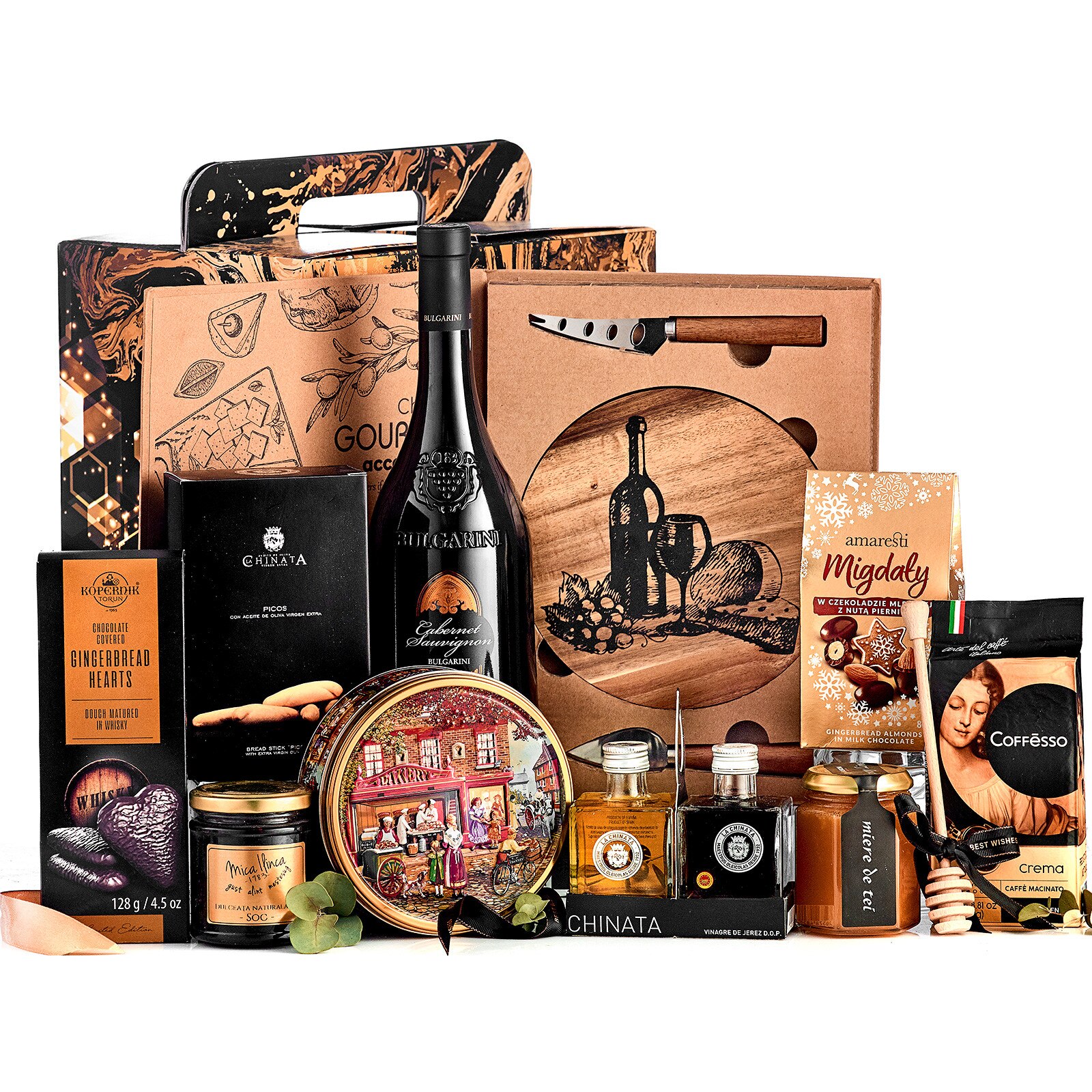Cutie Cadou Best Image Delicatese Gourmet cu Vin Bulgarini Collection ...