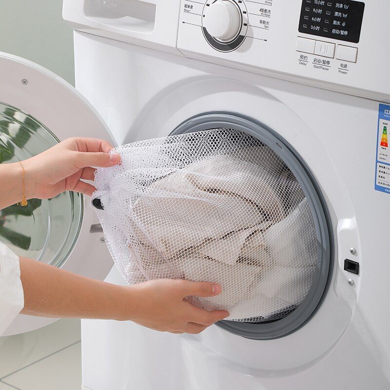 Sac pentru Protectie Haine si Lenjerie, Compatibil Masina de Spalat ...