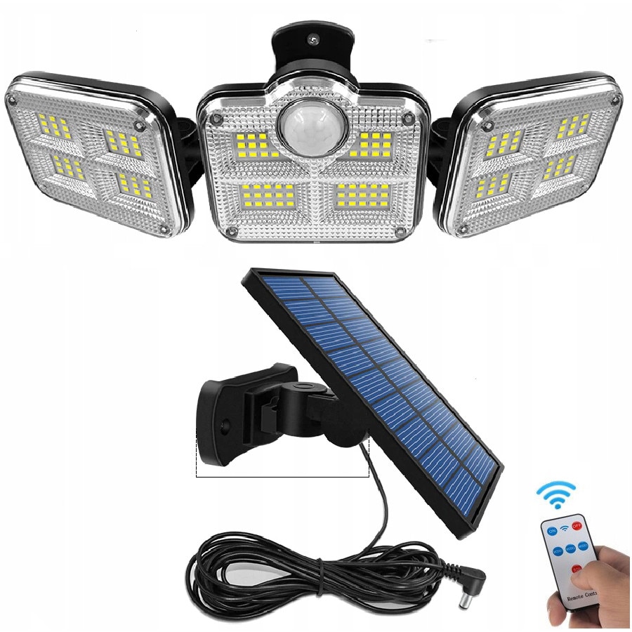 Lampa solara puternica NYTRO LED 3in1, Senzor Lumina, 2400mAh, Panou ...