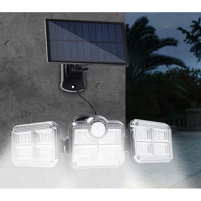 Lampa solara puternica NYTRO LED 3in1, Senzor Lumina, 2400mAh, Panou ...