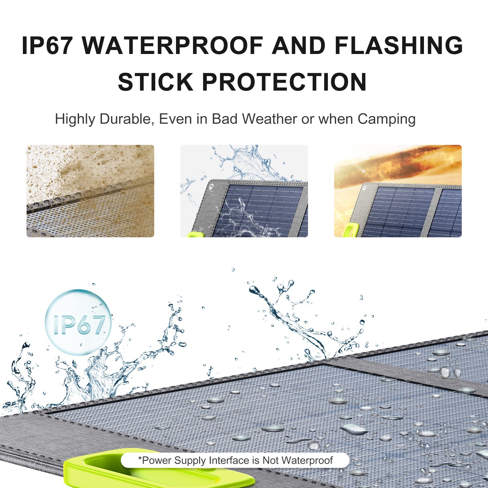 Statie de alimentare portabila CTECHi 320Wh 240W cu panou solar pliabil ...