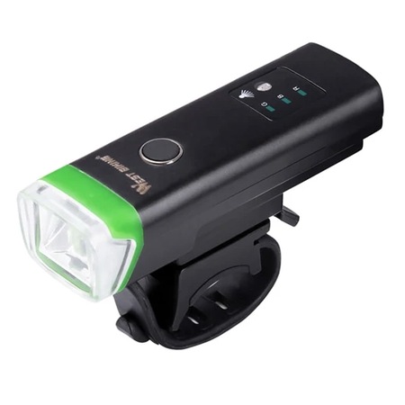 Комплект HJ-047 акумулаторен велосипеден фенер с метален държач 1200 ...