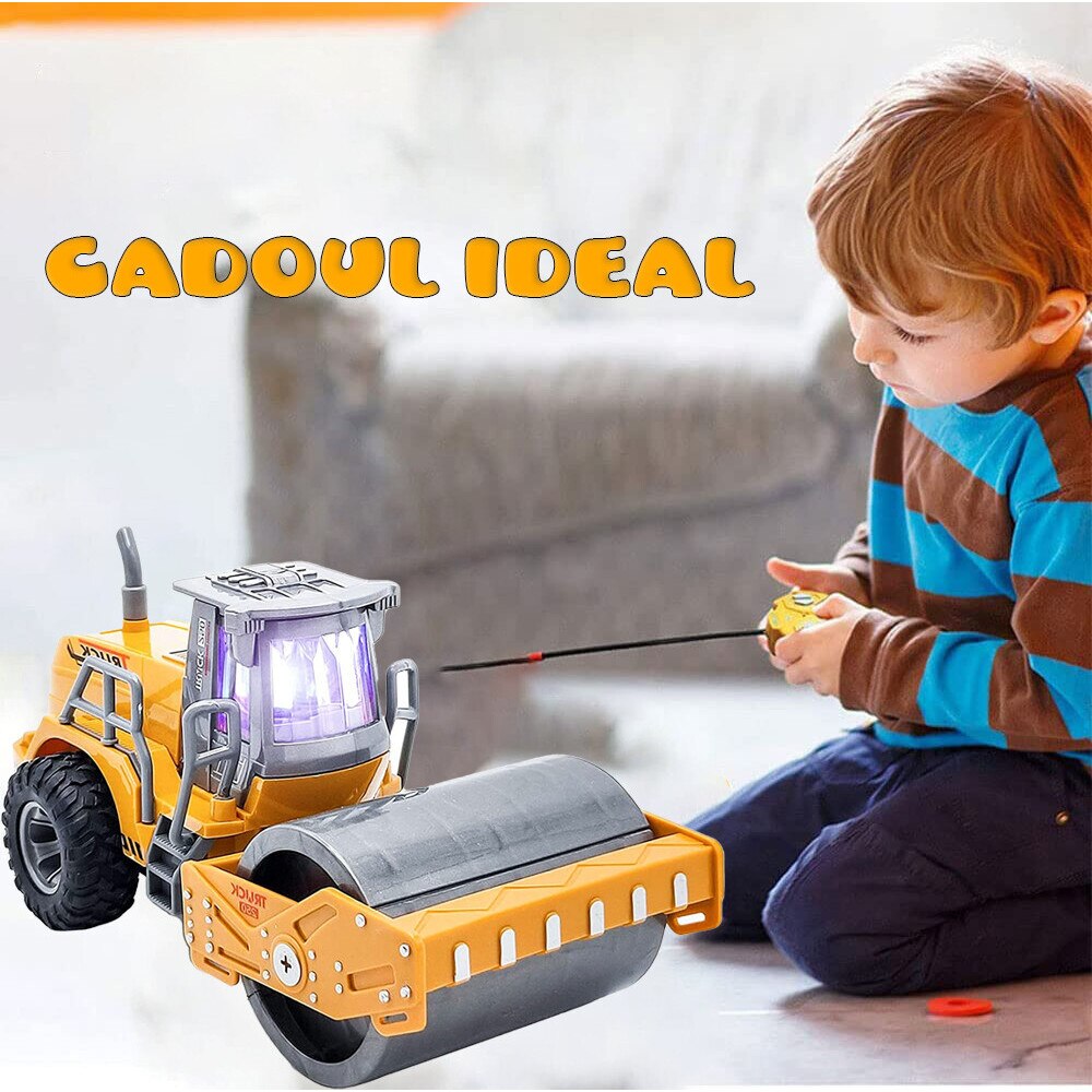 Utilaj de constructie Pitikot®, Compactor de jucarie cu Telecomanda RC ...