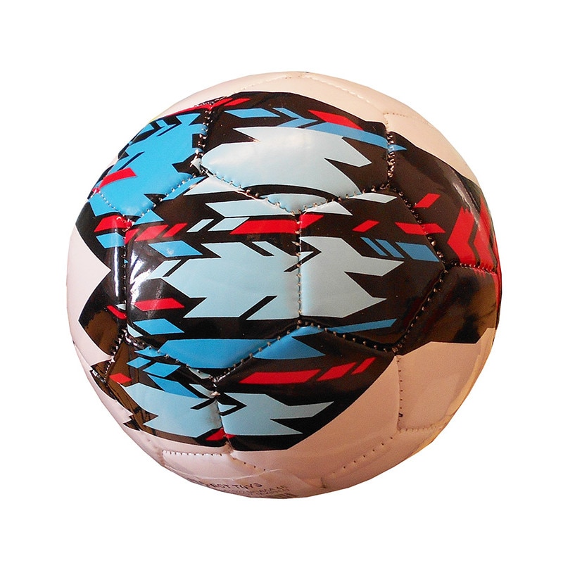 Minge de fotbal pentru copii AS, Piele naturala, Nr. 2, Multicolor ...