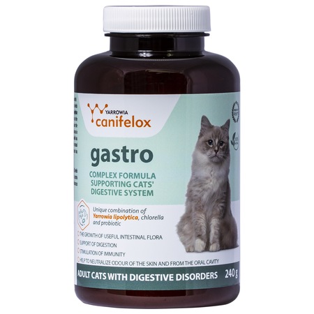 Формула за храносмилателна система за котки, Gastro, на прах, 240гр ...