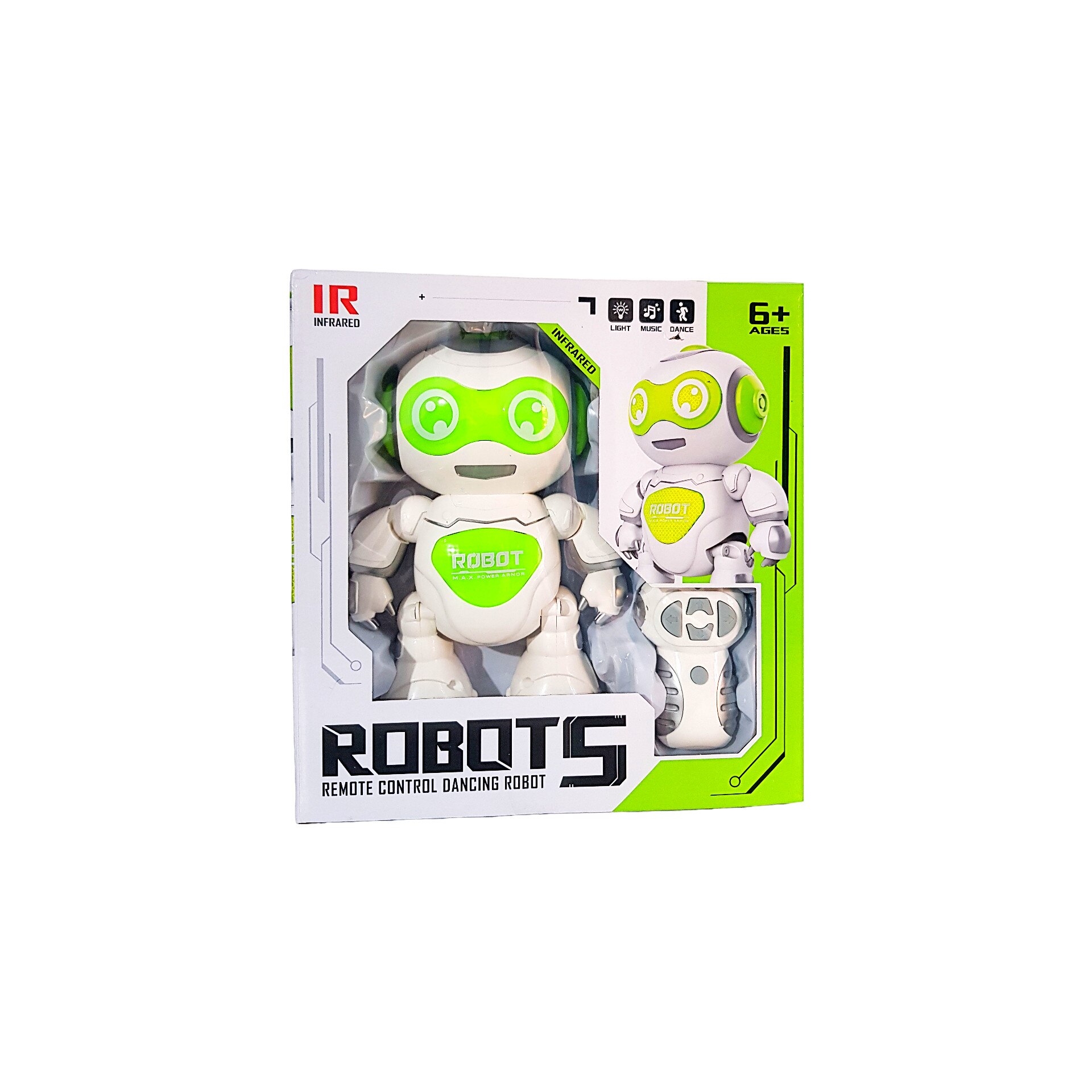 Robot interactiv cu Telecomanda, Canta Danseaza Merge, Lumini Led ...