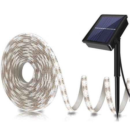 Banda led solara RGB cu telecomanda si panou solar - eMAG.ro