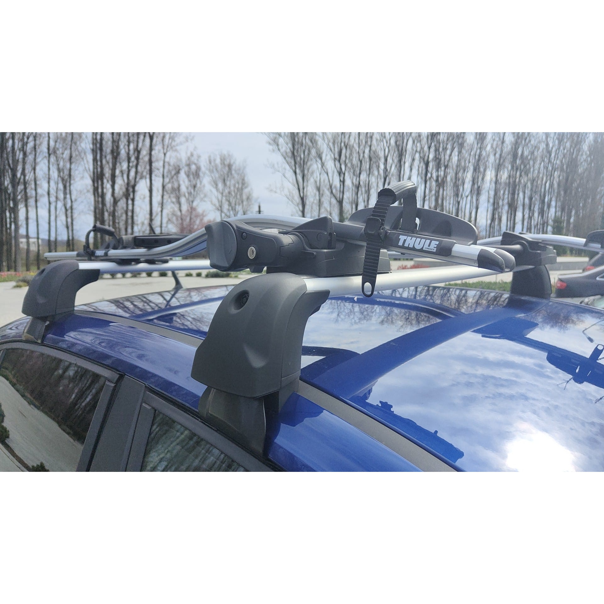 Set 2 bare portbagaj KVO aluminiu compatibile cu Dacia Logan 3 III din ...