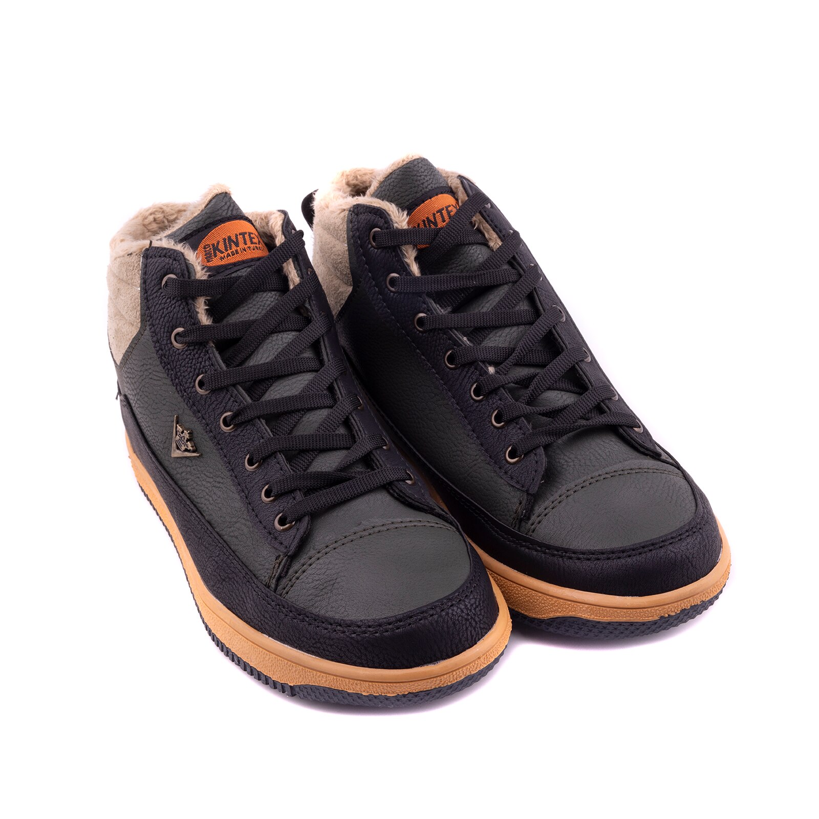 Pantofi sport pentru barbati 034, marimea 43, verde portocaliu - eMAG.ro