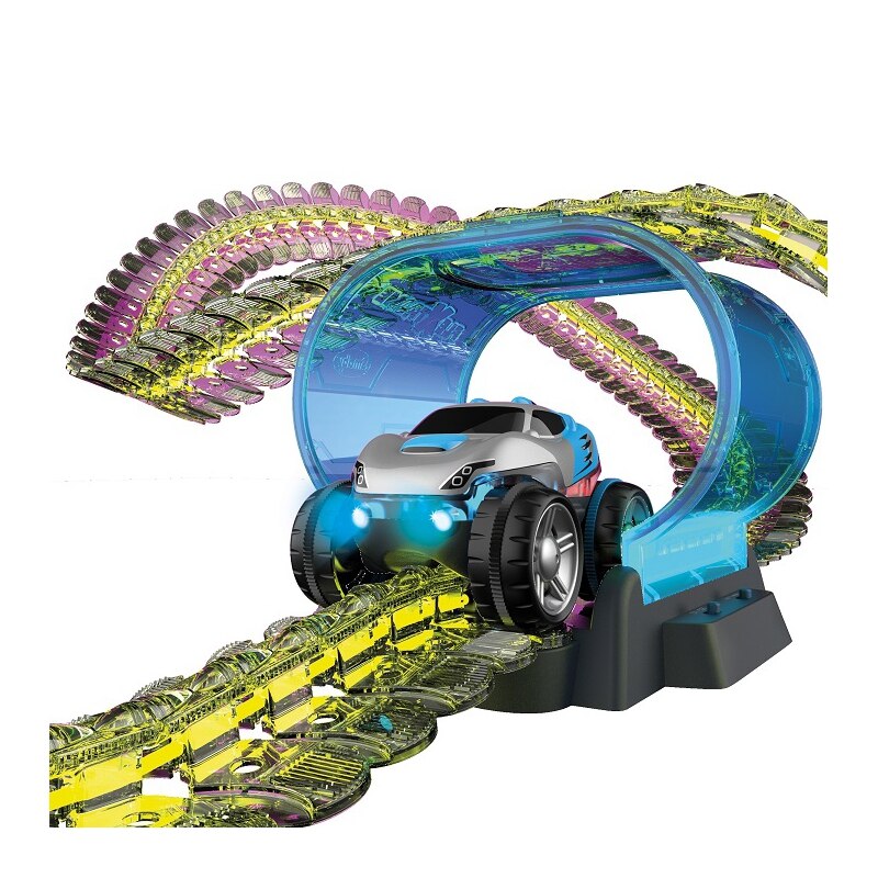 Set masina Flextreme Neon, Smoby, 4 ani+, Multicolor - eMAG.ro