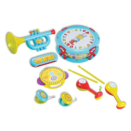 Set de instrumente muzicale pentru bebelusi, 10 buc - eMAG.ro