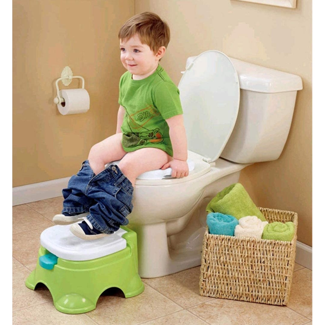 Olita portabila, 3 in 1, Reductor pentru WC, Vas colector, Scaunel ...