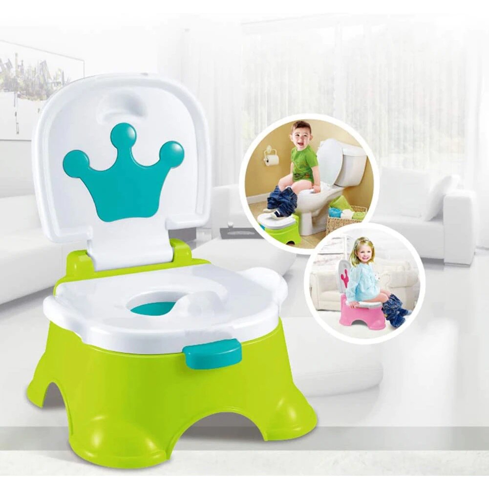 Olita portabila, 3 in 1, Reductor pentru WC, Vas colector, Scaunel ...