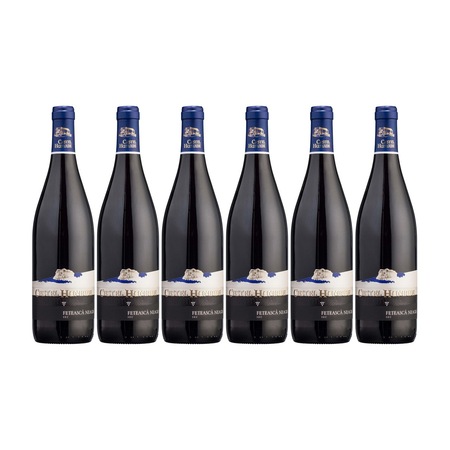 Set 6 sticle Vin rosu Cramele Recas - Castel Huniade Feteasca Neagra, 6 ...