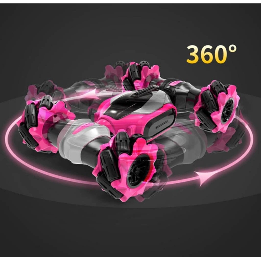 Masina cu telecomanda de Cascadorii 4WD, Drift RC, cu sunet si Lumini ...