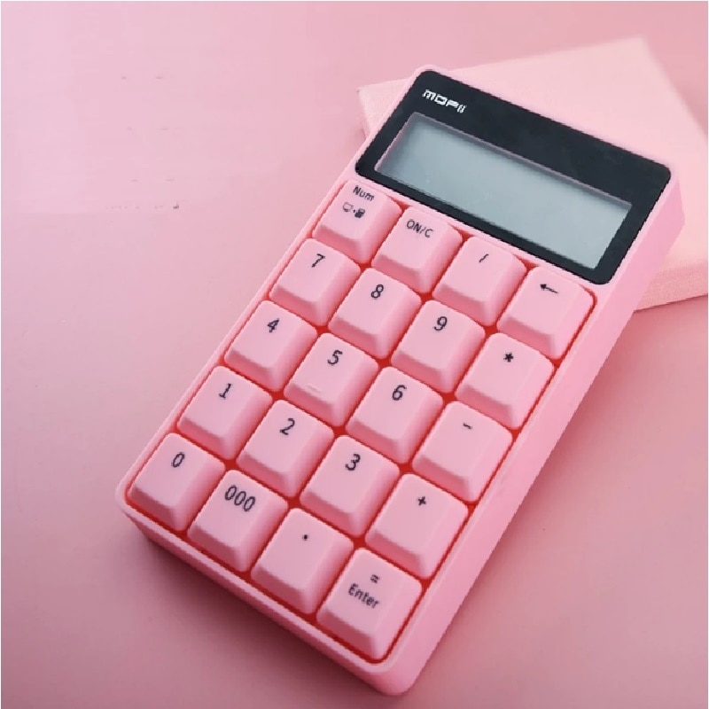 Tastatura numerica/calculator wireless MOFII SK-657AG, 20 taste, Plug ...