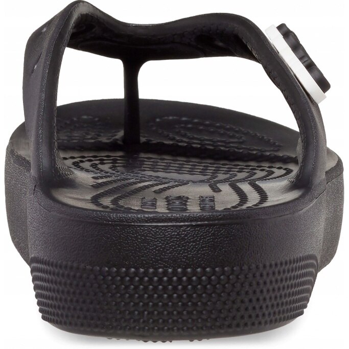 Slapi cu platforma dama Crocs, Negru - eMAG.ro