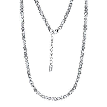 Colier Tennis 3mm, Cristale Zirconia, Argint 925 - eMAG.ro