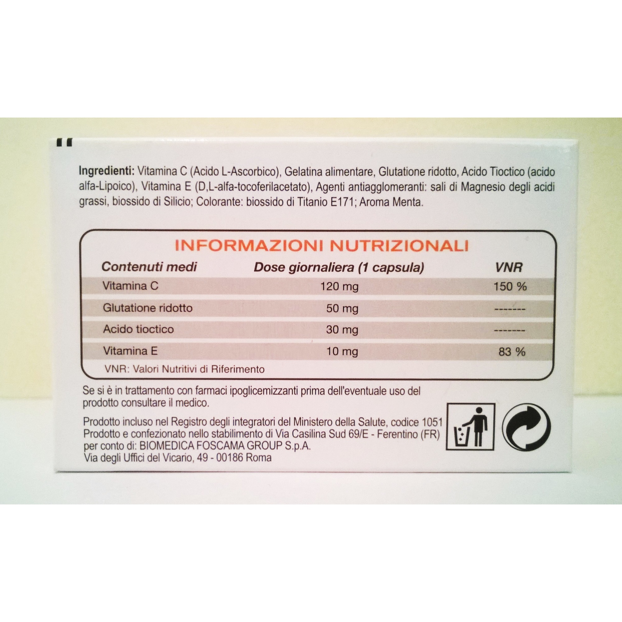 Supliment alimentar, Biomedica, BIOTAD, Antioxidant, cu Glutation ...