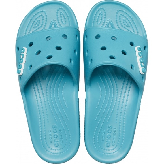 Slapi, Crocs, Model Classic Slide, Albastru, 46-47EU - eMAG.ro