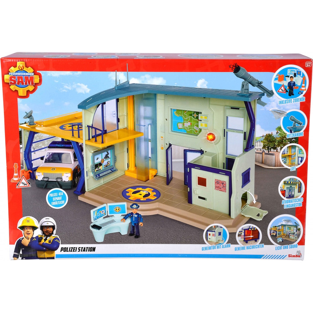 Simba Toys Sam, a tűzoltó - Rendőrség Rose figurával, fénnyel és ...