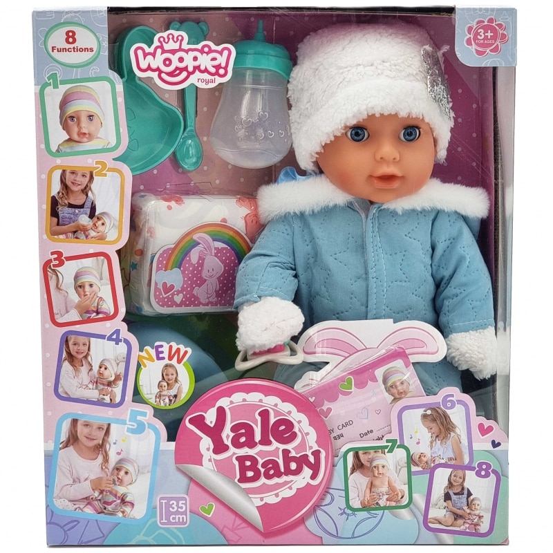 Papusa interactiva, WOOPIE, Eschimos, 35cm, Roz, 3+ - eMAG.ro