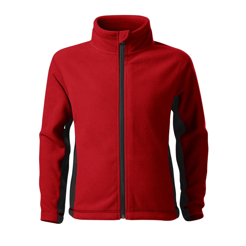 Jacheta Fleece Polar, pentru copii, Rosu, 10 ani, 146 cm - eMAG.ro