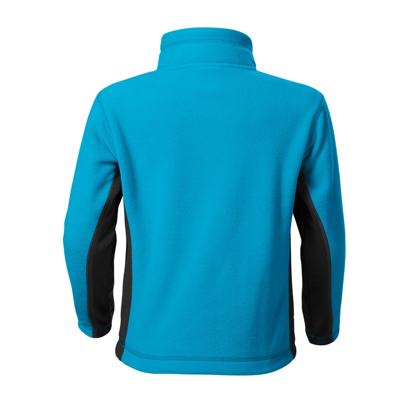 Jacheta Fleece Polar, pentru copii, Turcoaz, 10 ani, 146 cm - eMAG.ro
