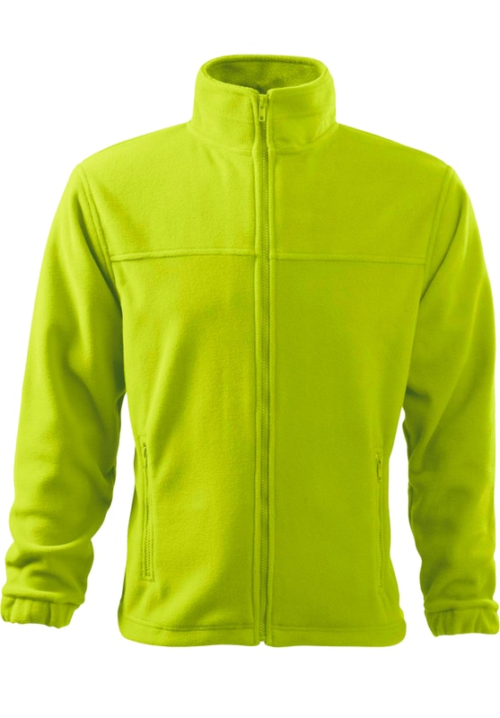 Jacheta Fleece Polar, pentru barbati, 100% Poliester, Lime, L - eMAG.ro