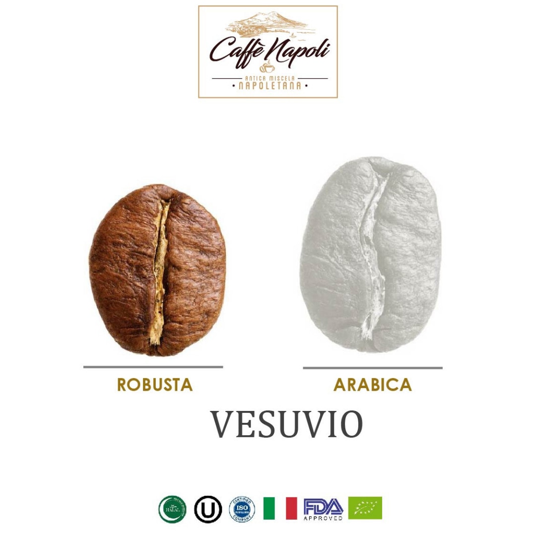 Caffé Napoli Nespresso kompatibilis kávékapszula, Vesuvio 100% Robusta ...