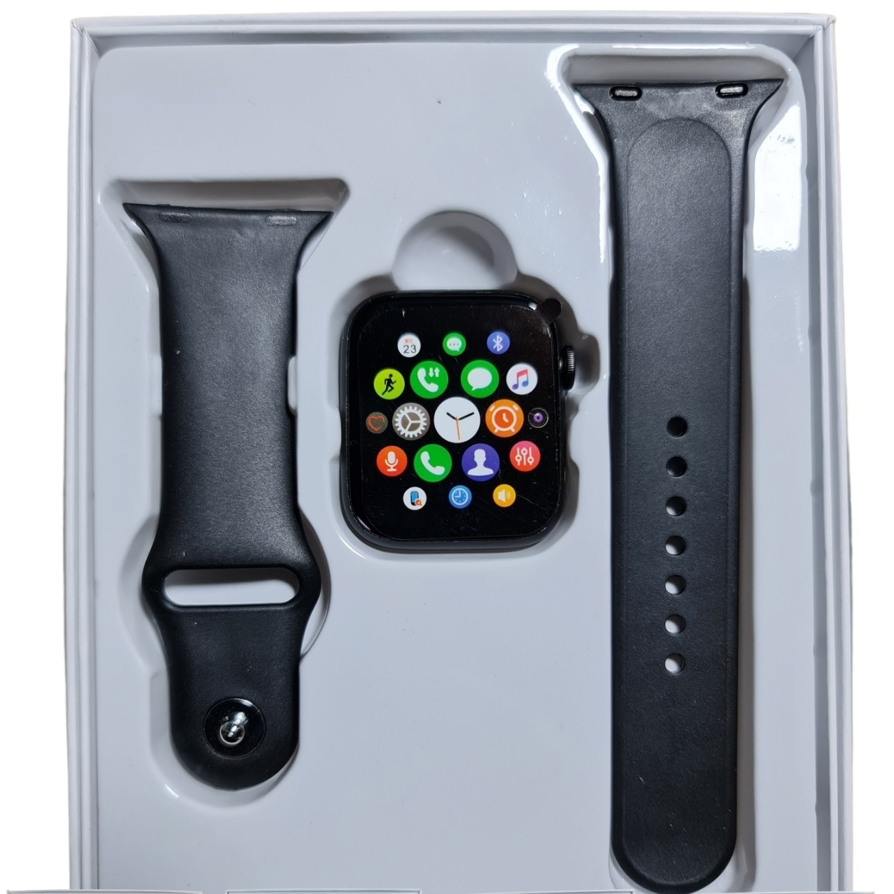 Smartwatch multifunctional, Plastic, Bluetooth, Ecran tactil ...