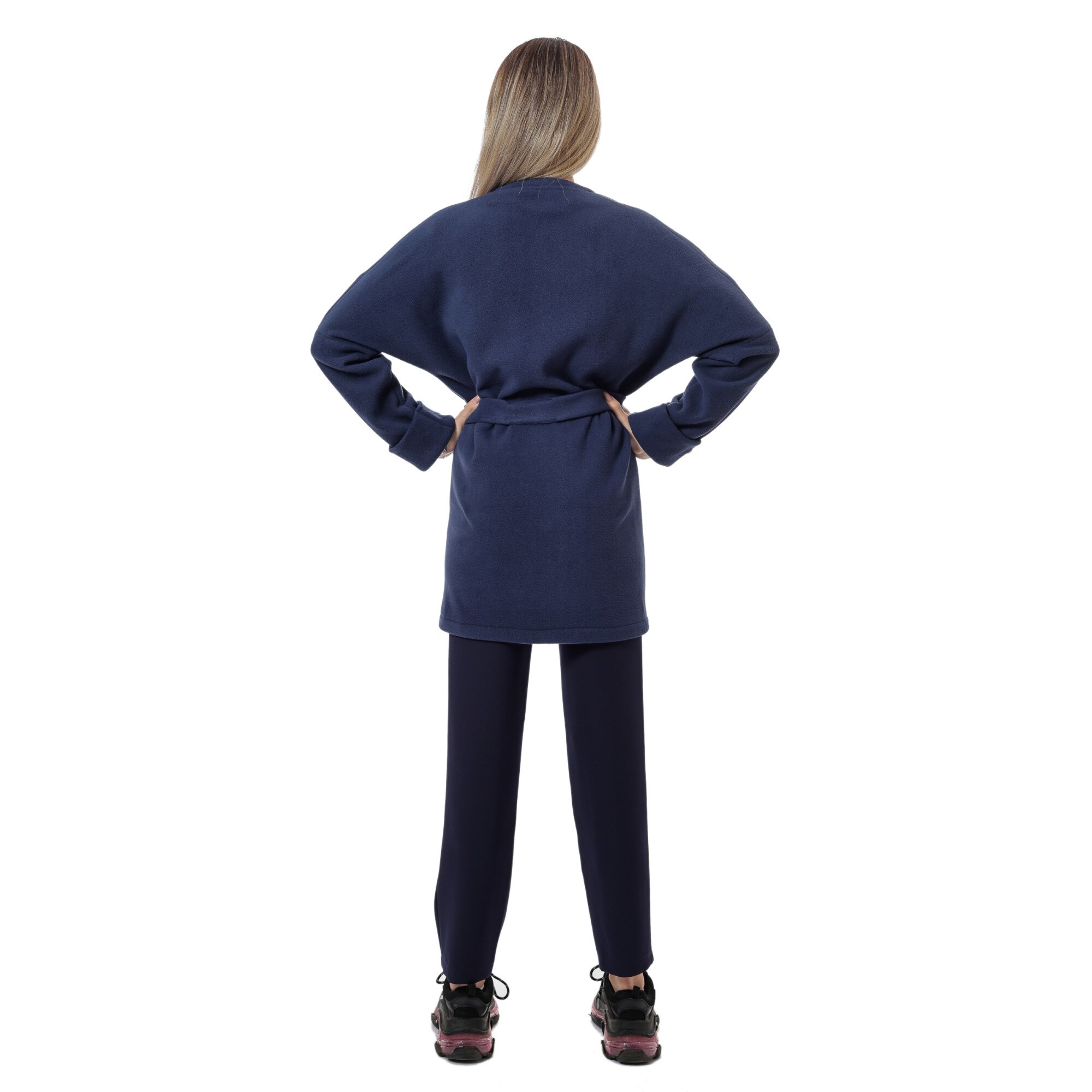 Halat medical dama Polar Fleece, Laura Olteanu, navy, S - eMAG.ro