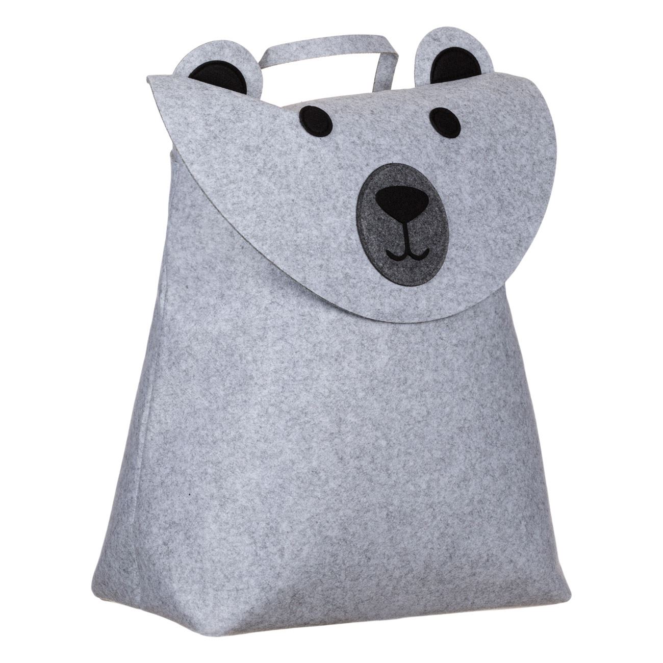 Cos rufe copii Pliabil in forma de urs de culoare gri, ATS - eMAG.ro