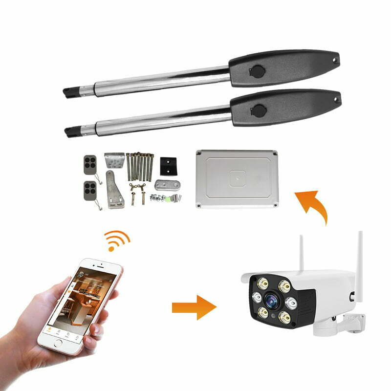 Automatizare poarta pe balamale cu pistoane, set complet, cu modul de ...