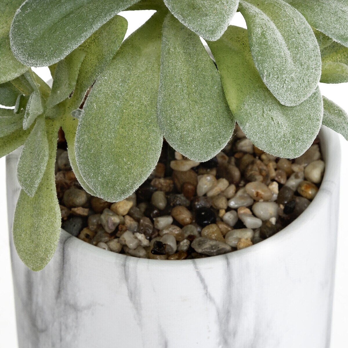 Decoratiune Clopot sticla, baza metalica si planta decorativa,15.3 cm x ...