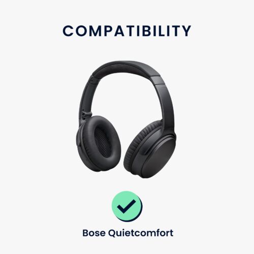 Set 2 Perne de urechi pentru casti Bose QuietComfort, Kwmobile, Maro ...