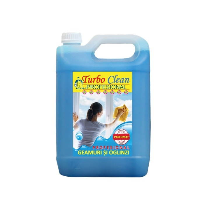 Detergent pentru geamuri Turbo Clean 5L Aqua - eMAG.ro